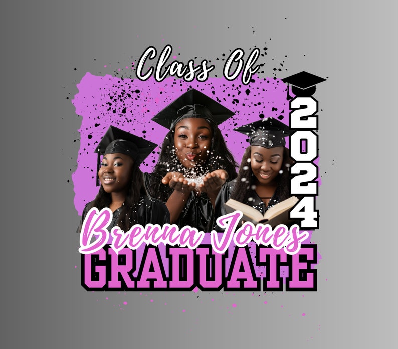 Customizable Graduation Shirt Design Template for Sublimation Printing ...