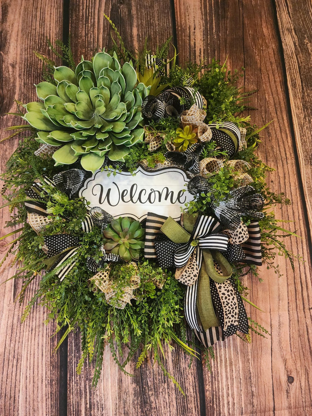 Succulent Wreath, Everyday Wreath, Mothers Day Gift, Birthday Gift ...