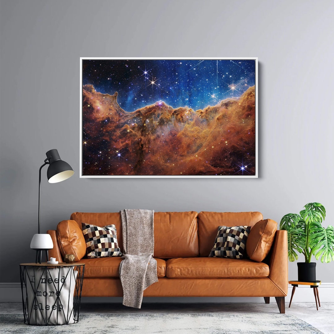 NASA James Webb Telescope Photo Wall Art, Nebula Highly Detailed Framed ...