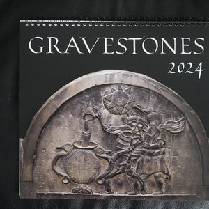 2024 Gravestone Calendar SOLD OUT - Etsy