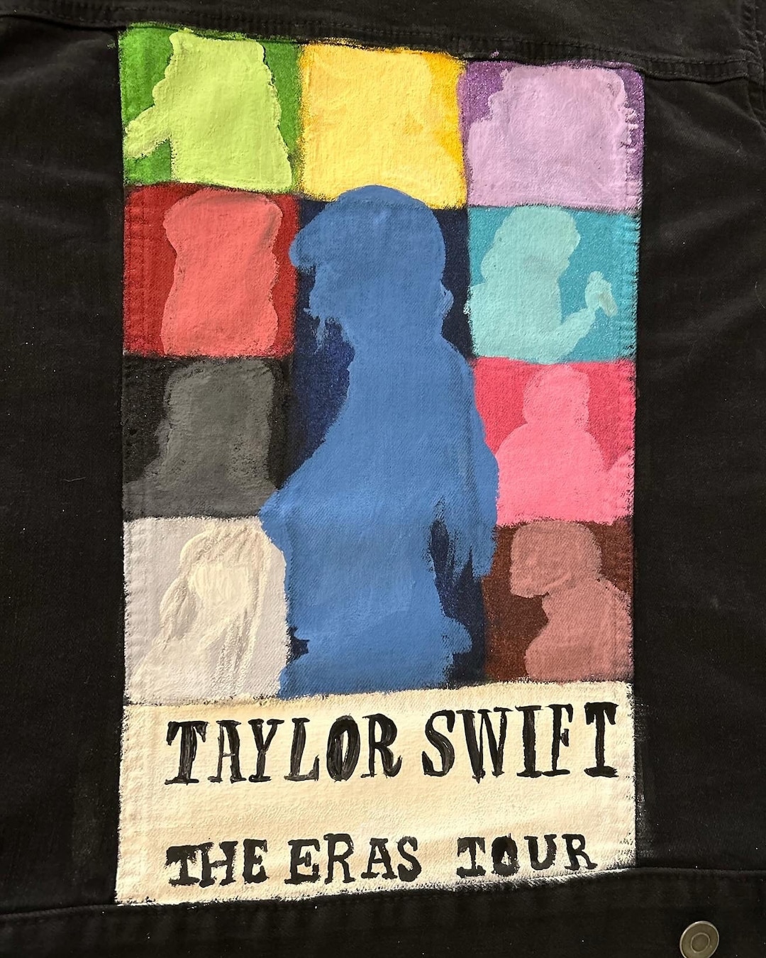 Taylor Swift: the Eras Tour Painted Jean Jacket - Etsy
