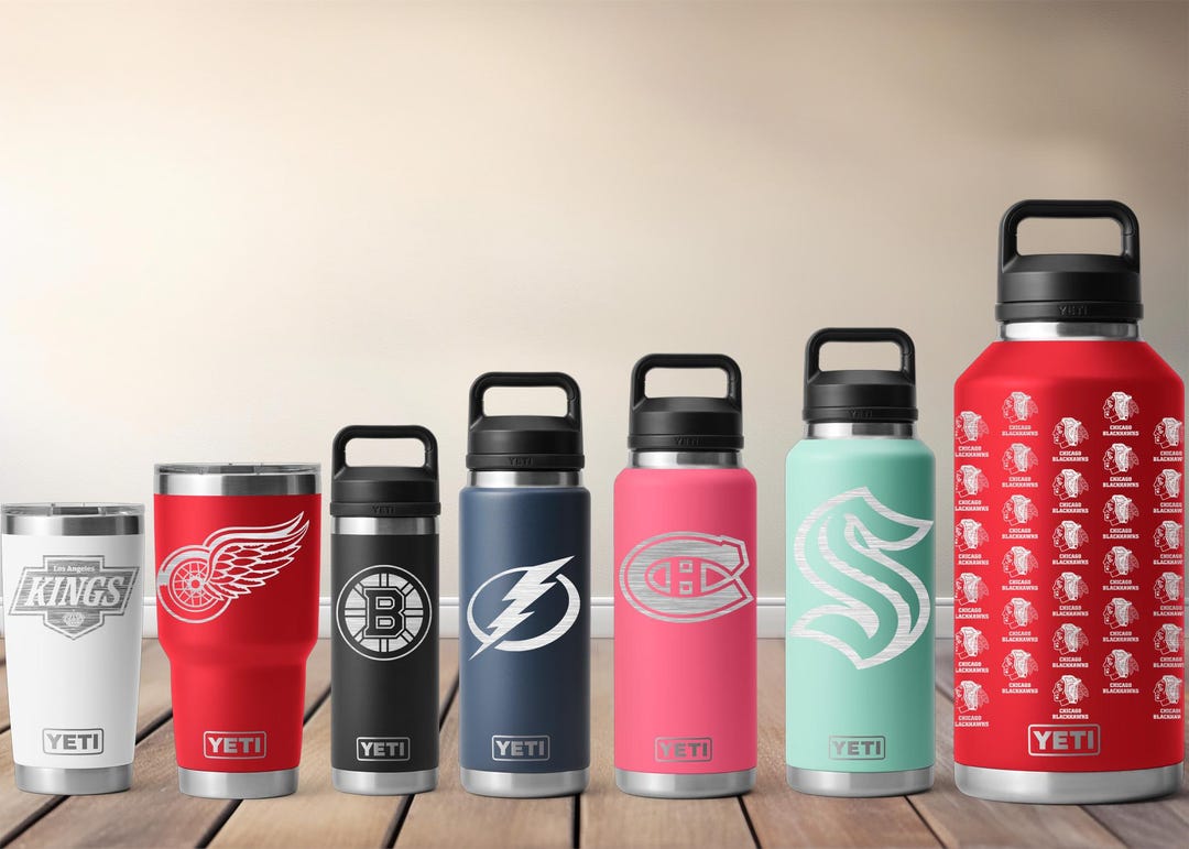 Custom Engraved NHL Yeti Tumbler: Personalized Hockey Fan Gift - Etsy