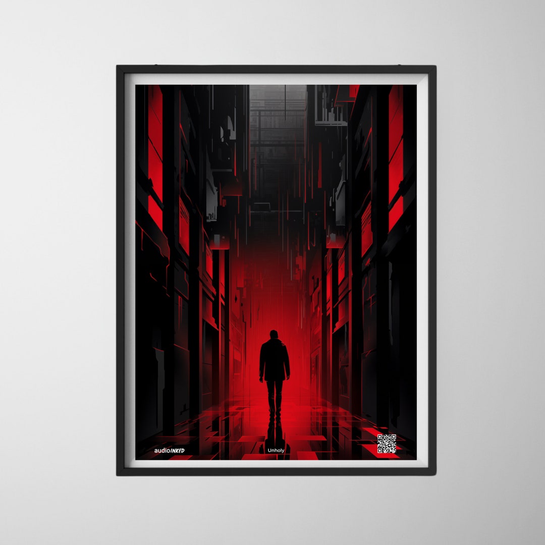 Unholy by Sam Smith Inspired Wall Art, Poster, Print Unique QR Code ...