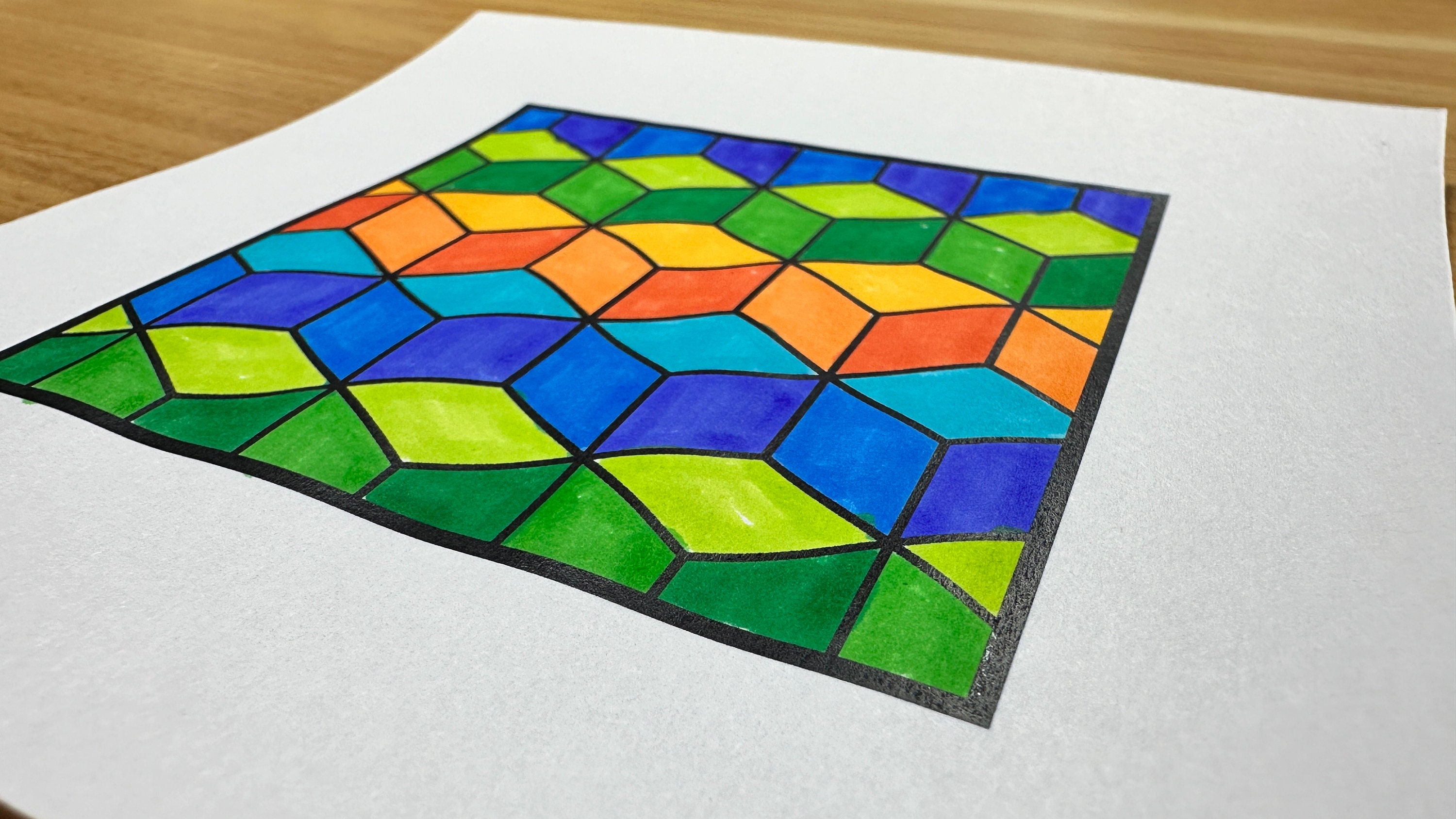 CUBIC Coloring Sheets Zen Doodle Patterns for Relaxation, Focus ...