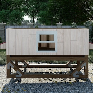 Mobile Chicken Coop 4x8 Plans | DIY Portable Hen House | Backyard ...