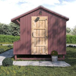 Chicken Coop & Run Plans | 8x8 Coop With 8x16 Run | DIY Build ...