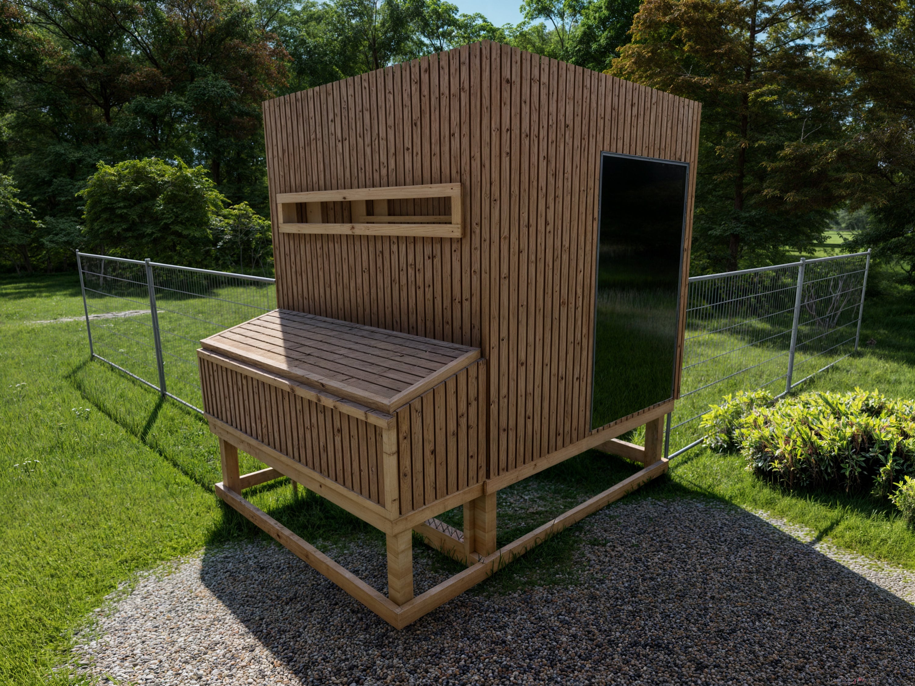 20 Chickens Coop 8x8, Diy Chicken Coop Plans, Chicken Pen Plans ...