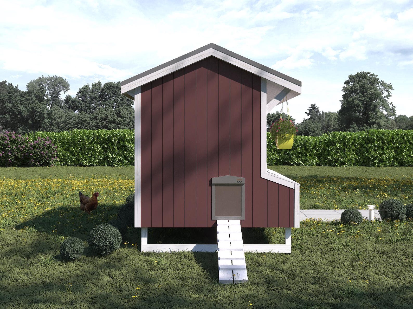 12 Chickens Coop, Diy Chicken Coop Plans 5x6, Chicken Pen Plans ...