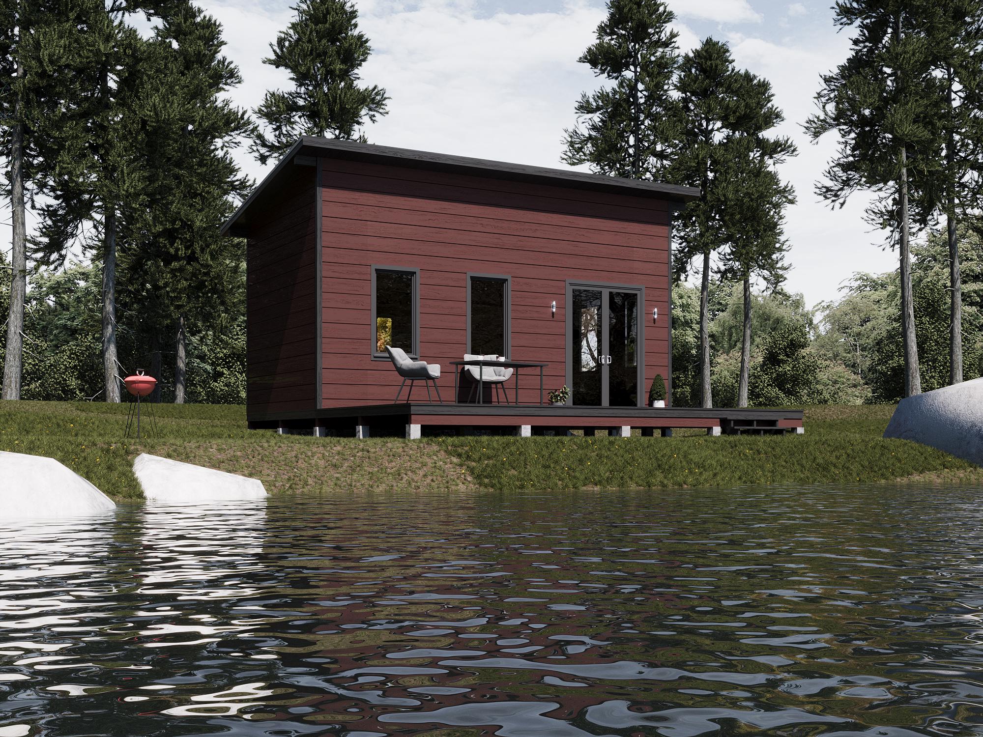 Timber Shelter Plans 24x12 | DIY Modern Cabin | Backyard Studio & Tiny ...