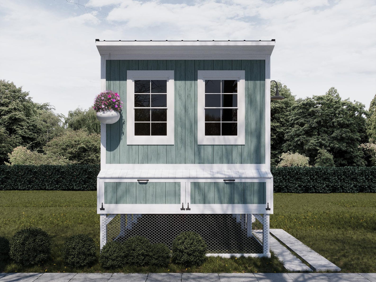 Chicken Coop & Run Enclosure Plans 6x8 | Diy Chicken Coop Plans Chicken ...