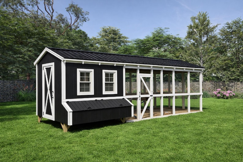 Chicken Coop Plans | 8x8 + 7x14 Run PDF | DIY Backyard Poultry Build - Etsy