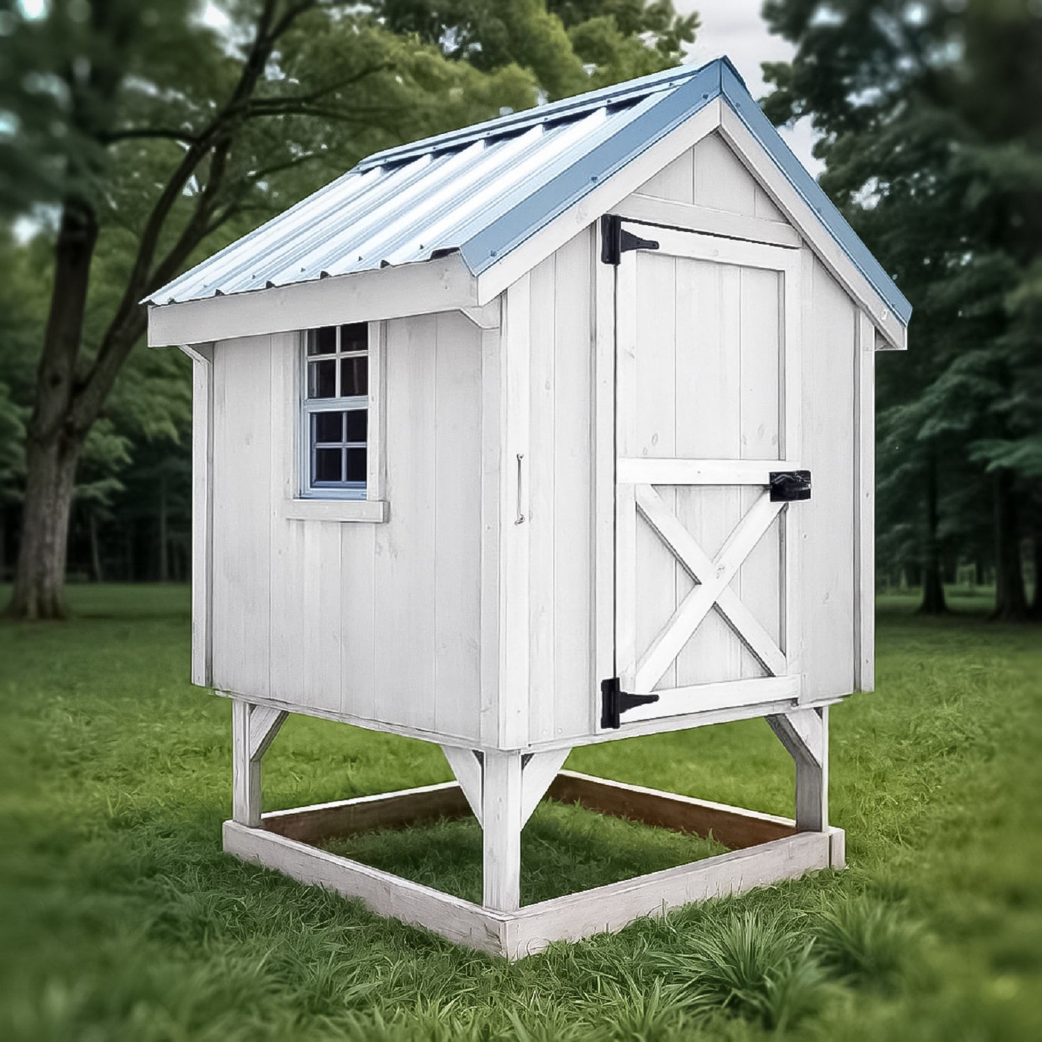 Minimal Chicken Coop Plans 4x4, Diy , PDF, Chicken Coop Blueprint ...