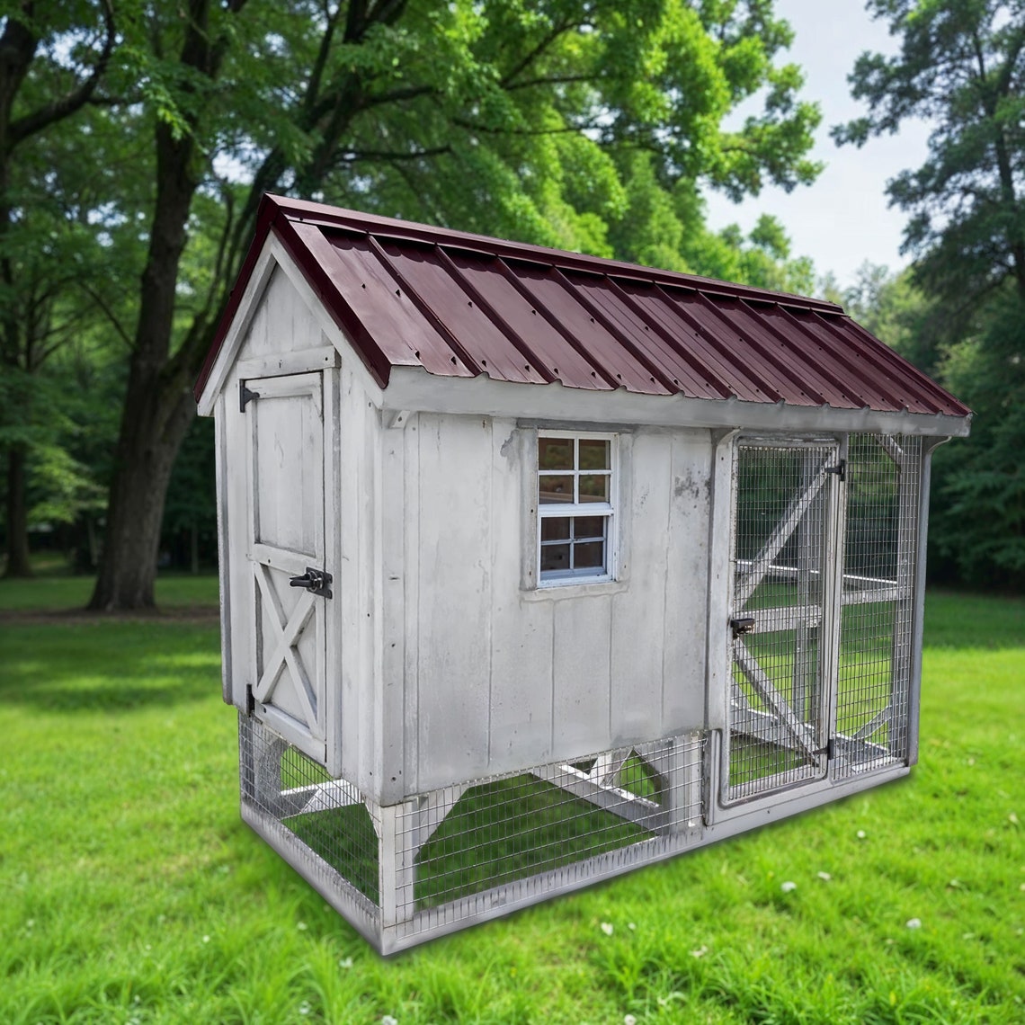 Chicken Coop Plans 4x8, Diy , PDF, Chicken Coop Blueprint, Chicken Pen ...