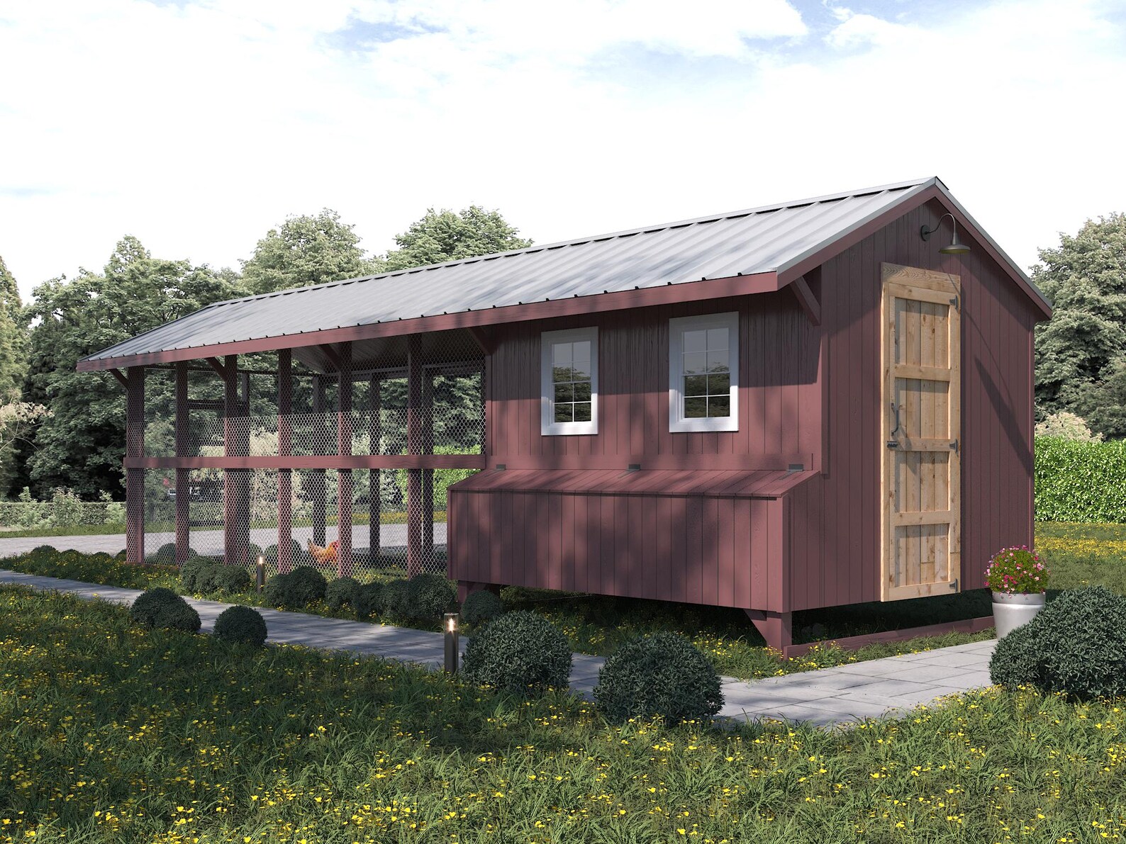 Chicken Coop & Run Plans | 8x8 Coop With 8x16 Run | DIY Build ...