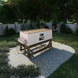 Mobile Chicken Coop 4x8 Plans | DIY Portable Hen House | Backyard ...