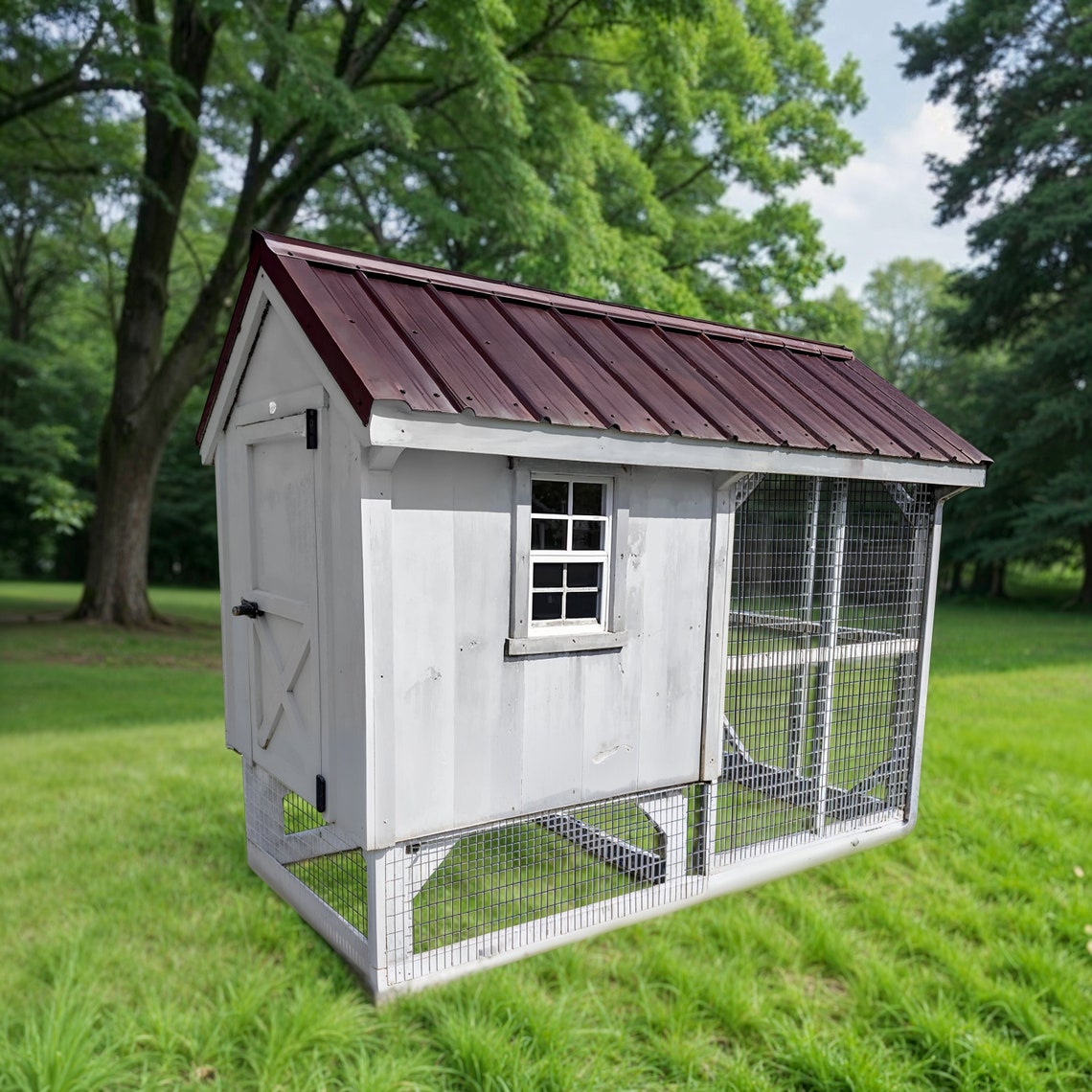 Chicken Coop Plans 4x8, Diy , PDF, Chicken Coop Blueprint, Chicken Pen ...