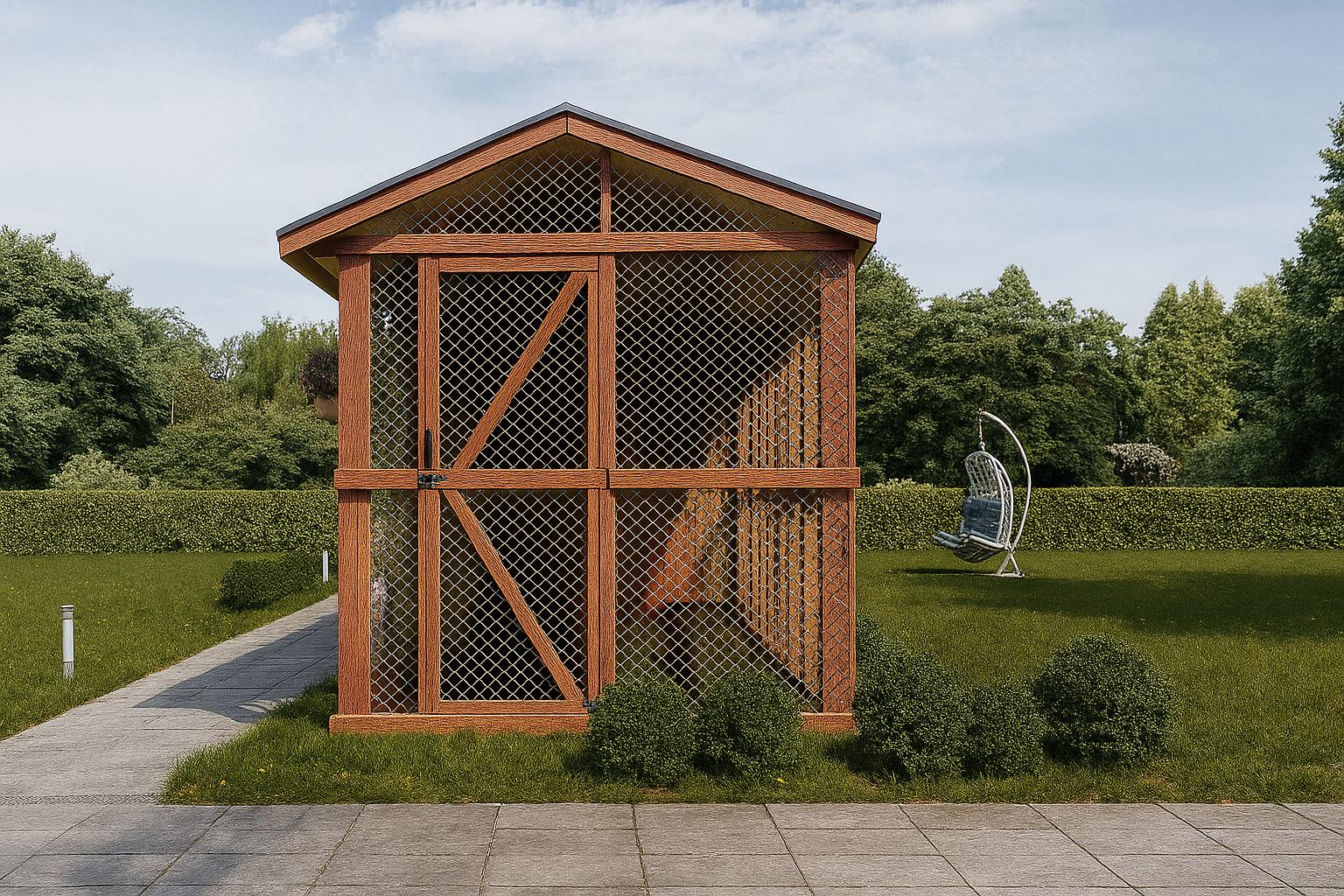 Walk-in Chicken Coop 8x8 + Run 8x24 | DIY Wooden Hen House | Outdoor ...
