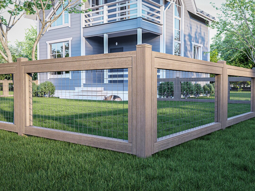 Wood & Steel Fence Railing Panel Plans DIY - Etsy UK