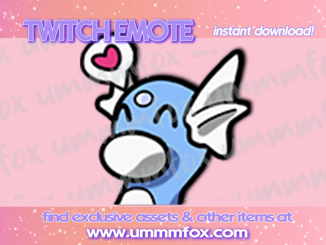 Cute Dratini Emote - Twitch, Youtube, Discord - Etsy