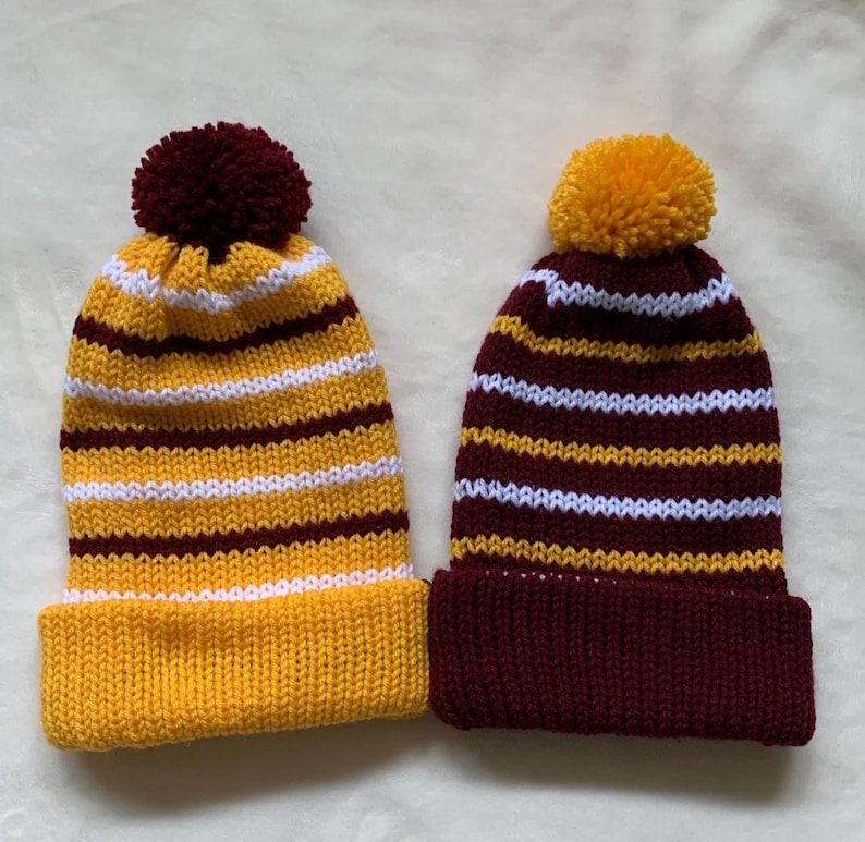 Custom Team Spirit Beanies W/matching Pom Pom - Etsy