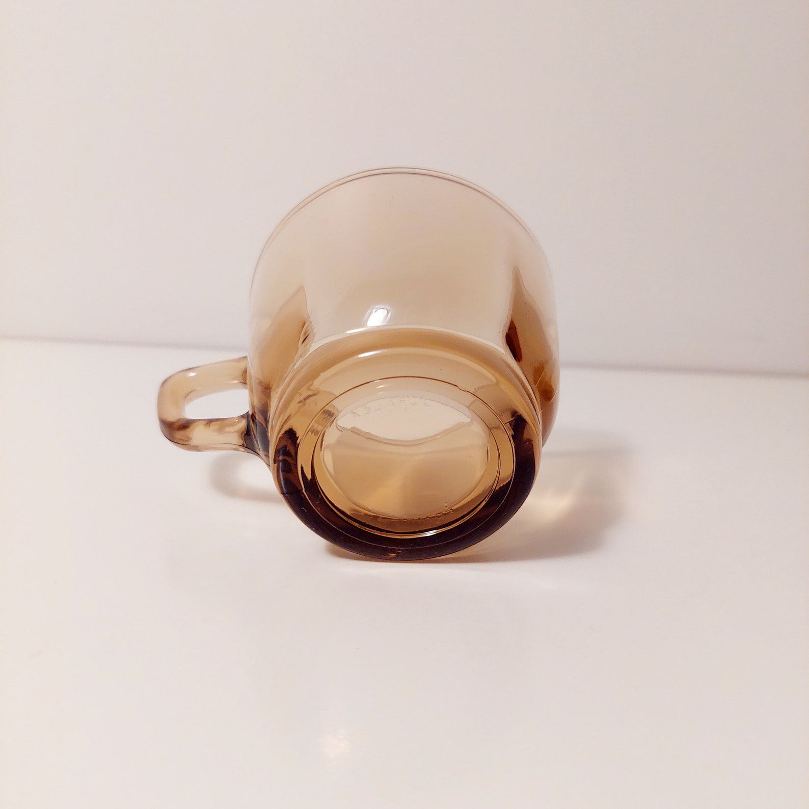 Duralex France Tea Coffee Service Set 80s Glass Vintage Brown Antique ...