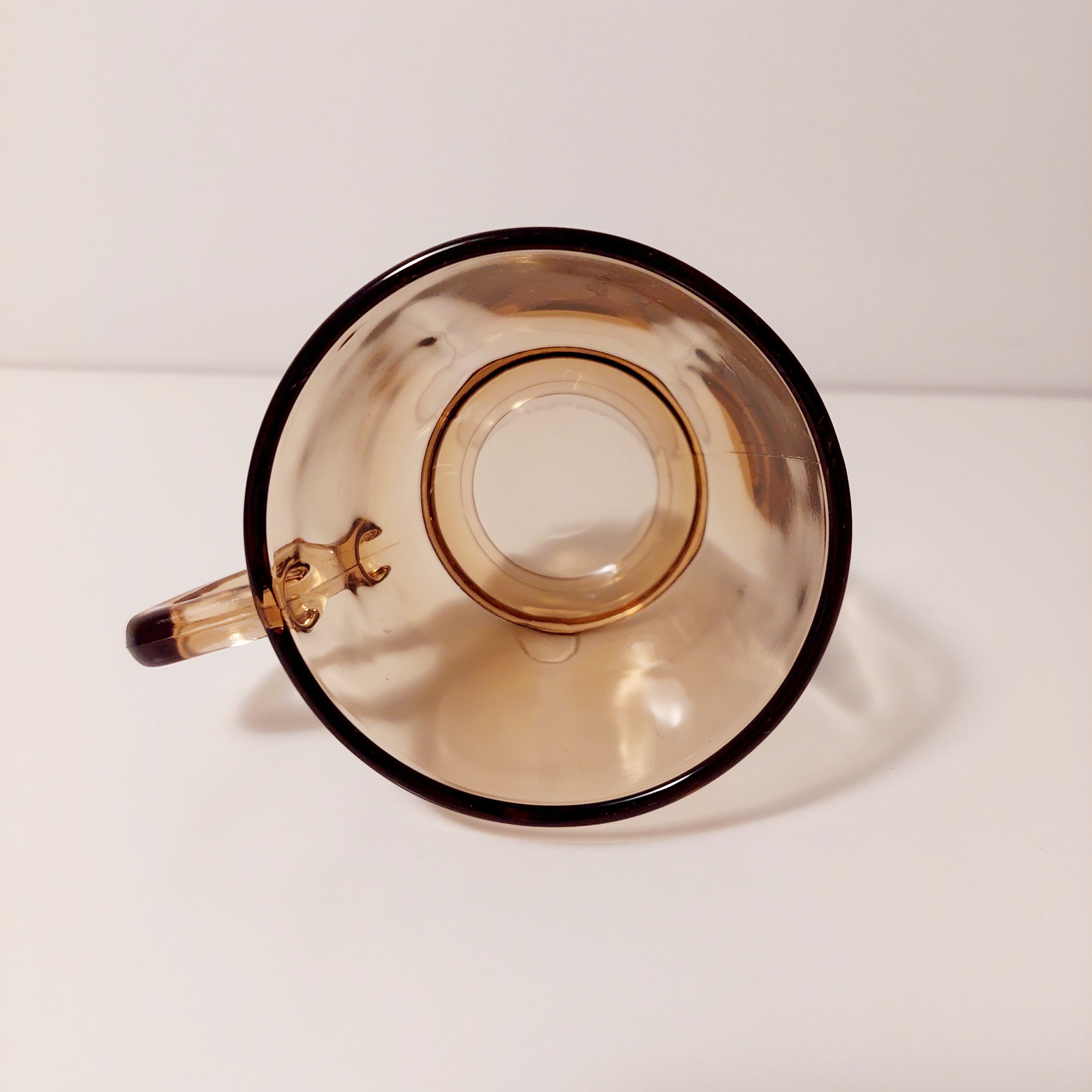 Duralex France Tea Coffee Service Set 80s Glass Vintage Brown Antique ...