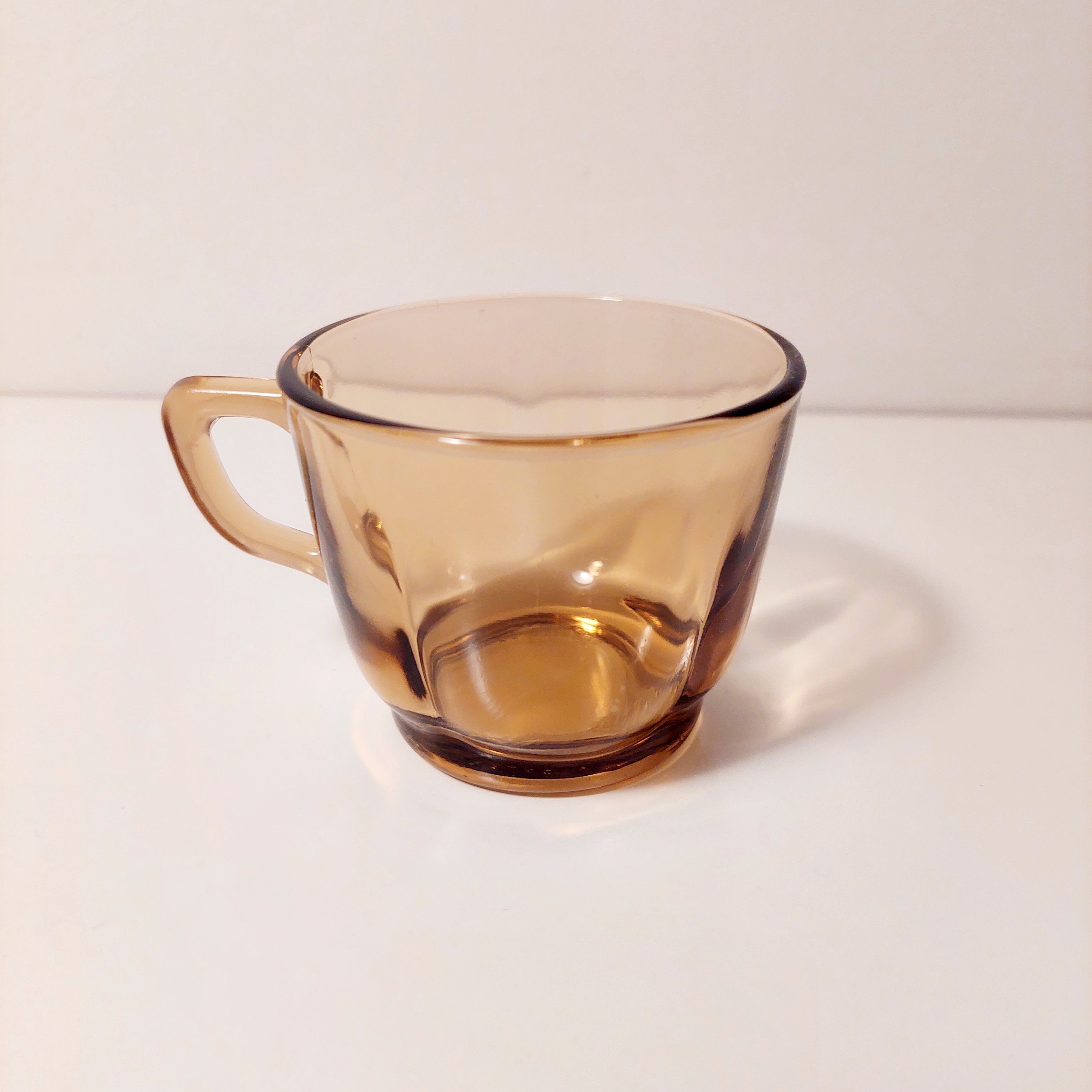 Duralex France Tea Coffee Service Set 80s Glass Vintage Brown Antique ...