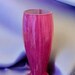13" Tall Glossy Magenta Glass Vase – Modern Home Decor Accent - Etsy