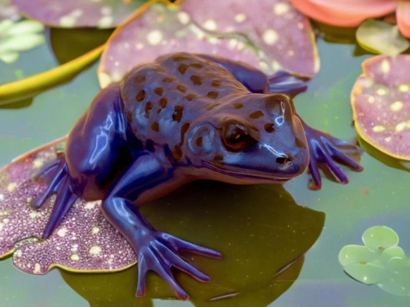 Exotic Frogs Figurines - Iridescent Collectible Frogs in Stunning ...