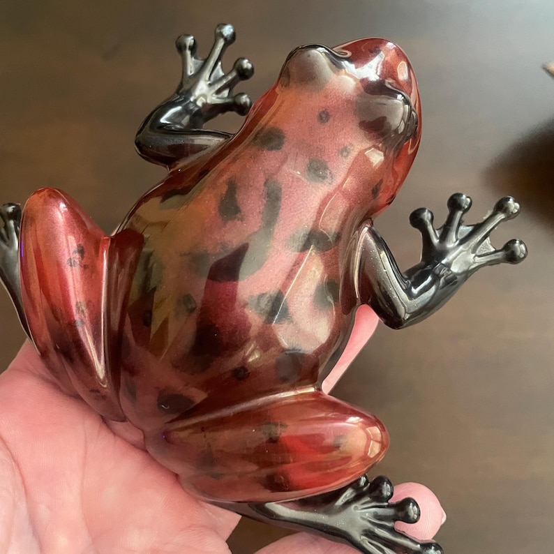 Exotic Frogs Figurines - Iridescent Collectible Frogs in Stunning ...