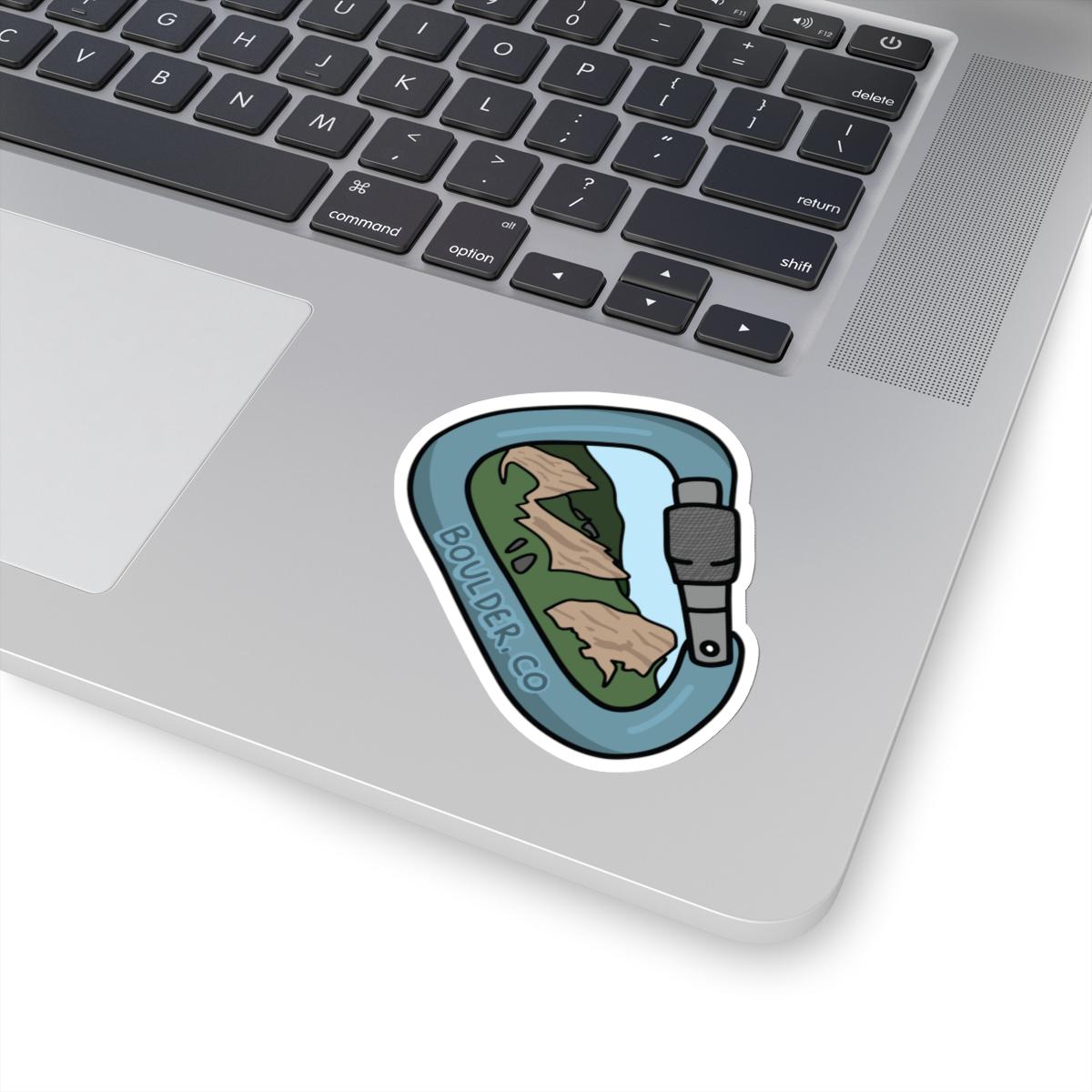 Carabiner Sticker L Boulder Sticker Climbing Decal, Water Bottles ...
