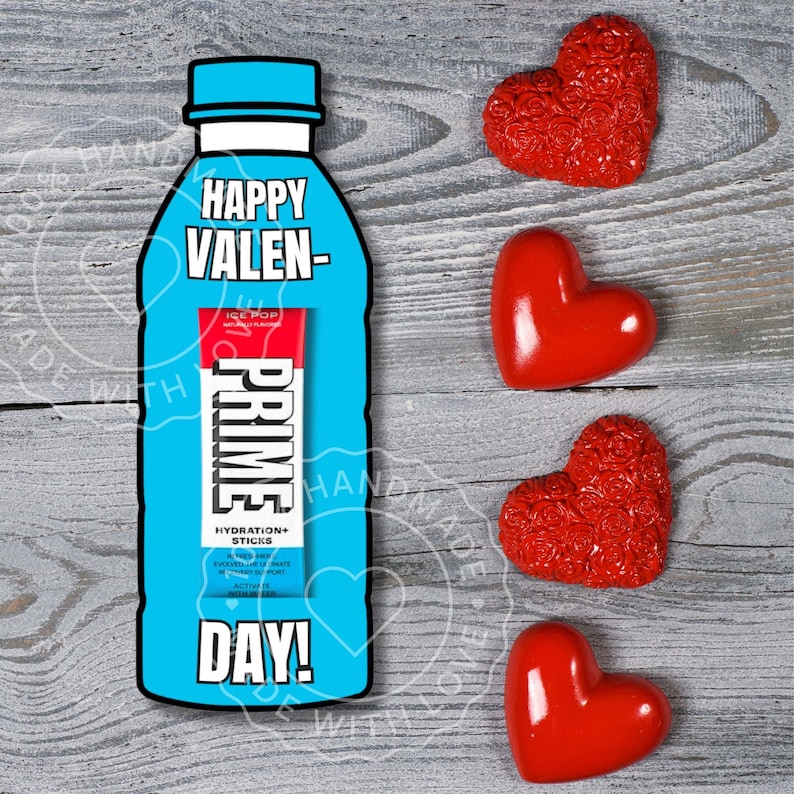 Valentine PDF | PRIME Hydration Drink Stick Holder | Instant Download ...