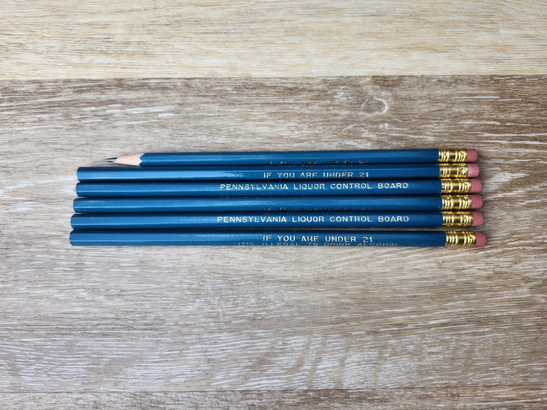 Pennsylvania Liquor Control Board Pencils - Etsy