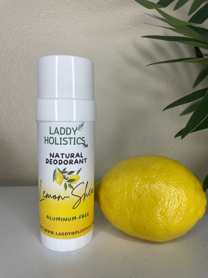 Natural Deodorant in Lemon Shea Butter Underarm Brightening Deodorant ...