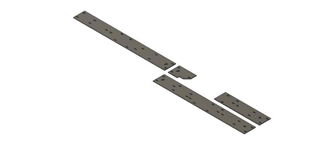 5th Gen 4runner Bolt on Slider Plate CNC Plasma/laser CAD File KDSS ...