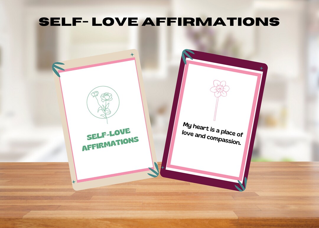 Positive Affirmation Cards Printable, Mindfulness Cards, Affirmation ...