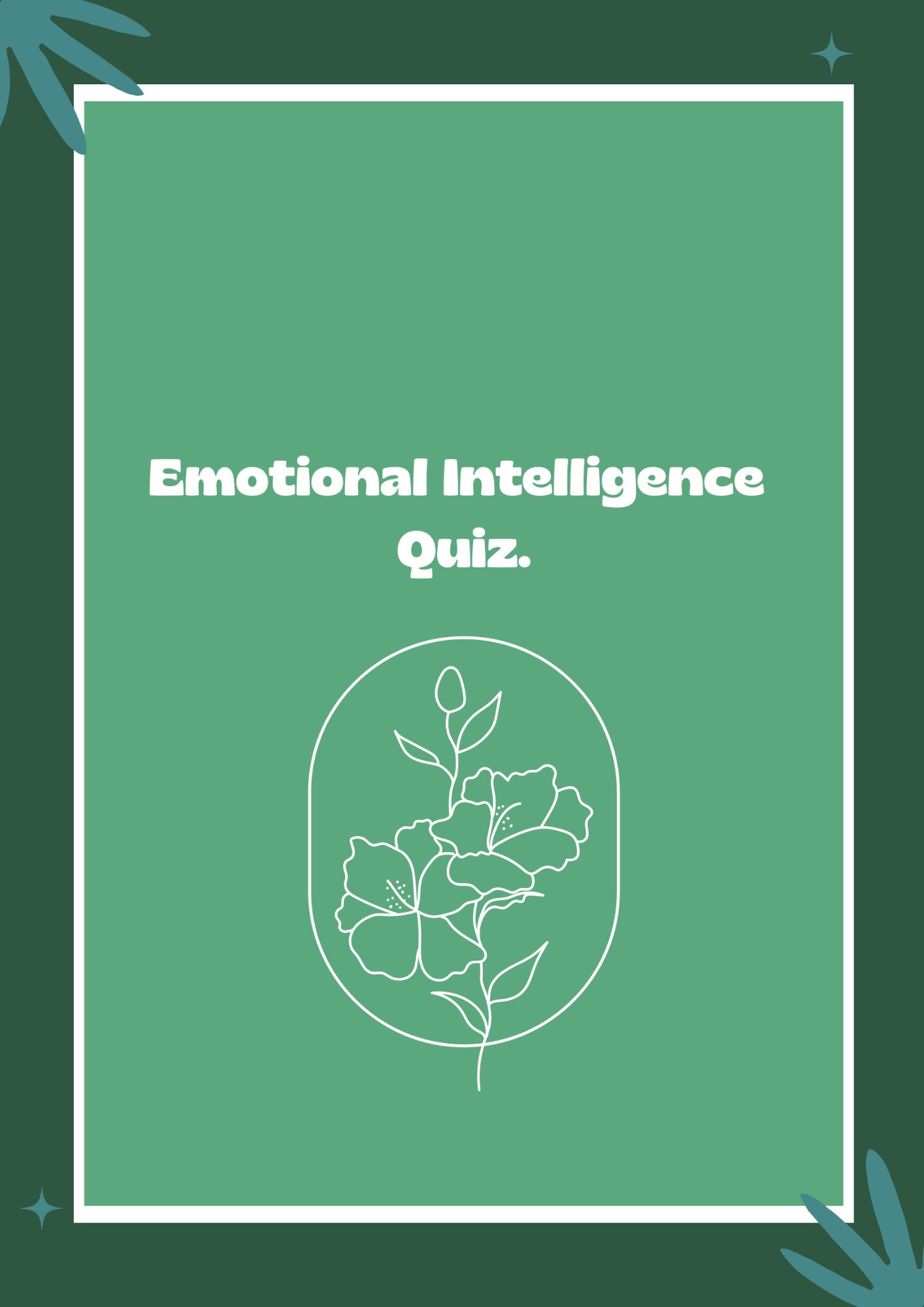Emotional Intelligence Quiz, Printable - Etsy