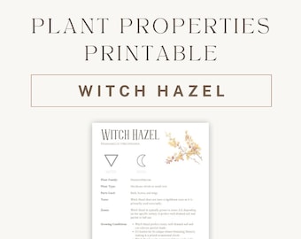 Calendula Herbal Printable Detailed Plant Guide & Uses Spiritual Healing Properties Chart ...