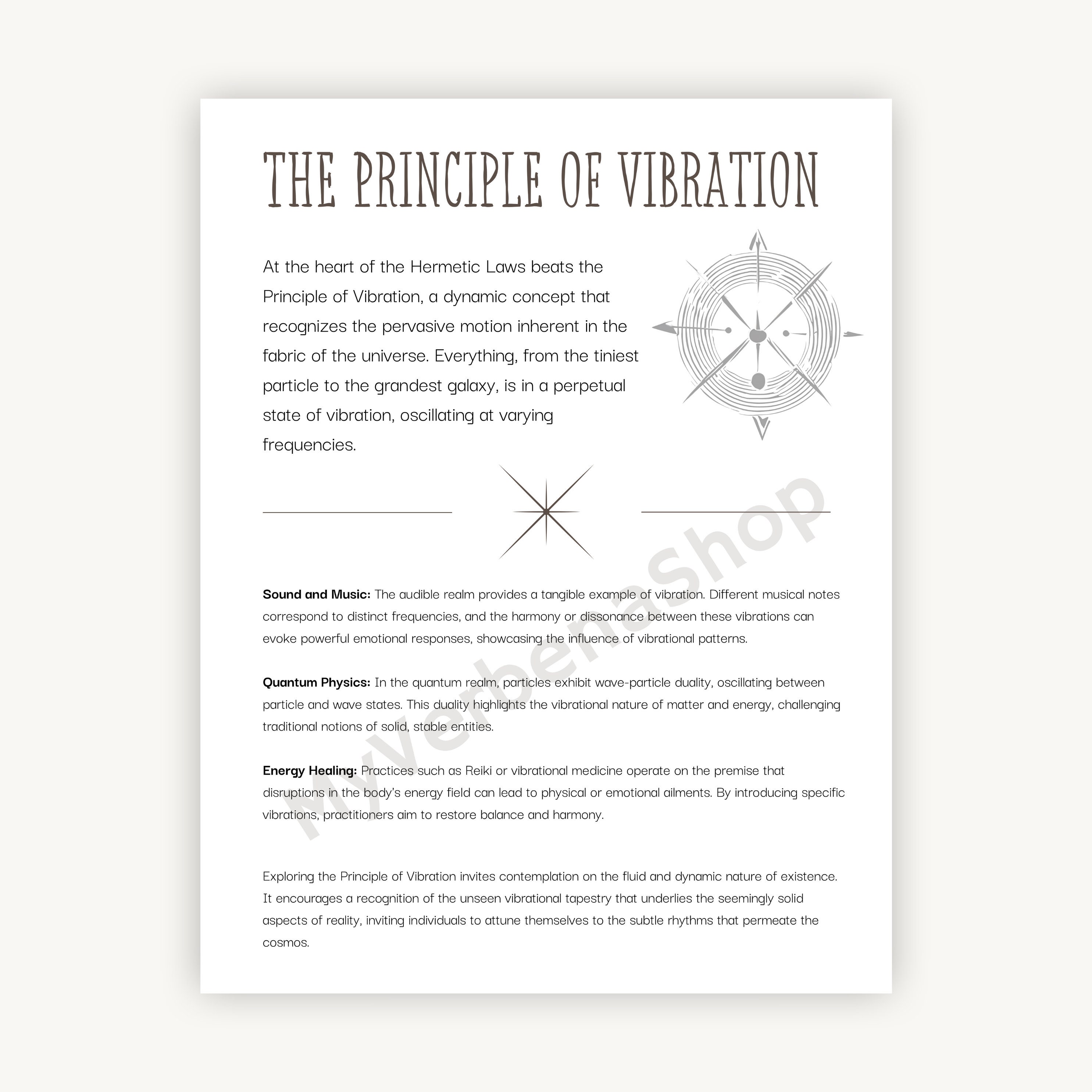 Hermetic Laws Printable: Explore Universal & Cosmic Laws | Instant ...
