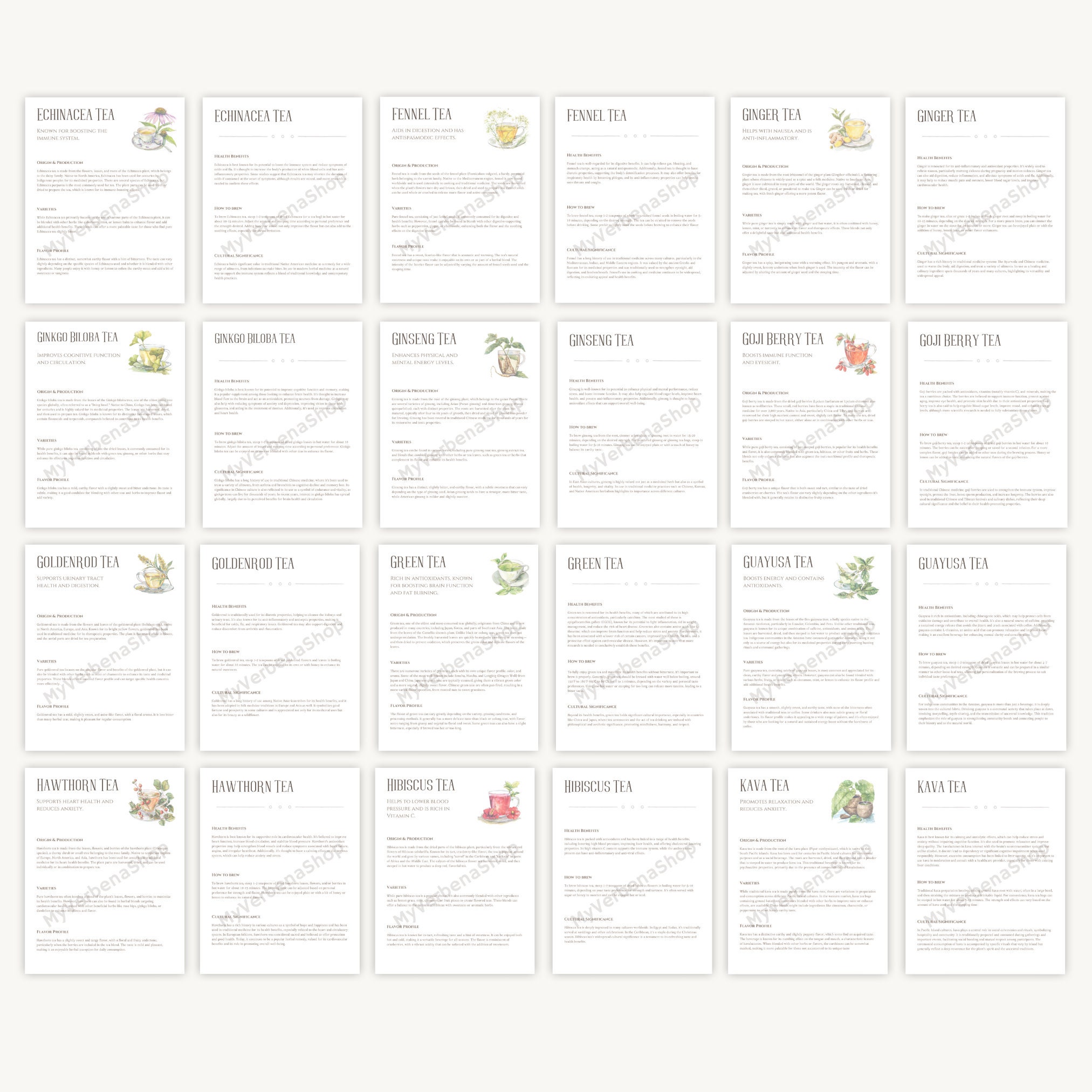 Tea Profiles Collection: 50 Essential Guides for Tea Enthusiasts ...