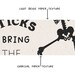 Funny Skeleton Poster, Minimalist Halloween Typography Print, Gothic ...