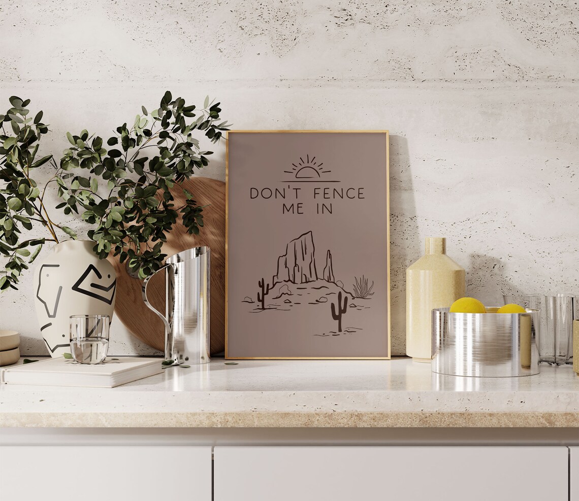 Cowboy Wisdom Art, Retro Western Print, Ranch Home Decor, Yallternative ...