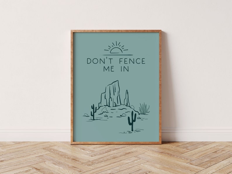 Western Quote Art, Great Outdoors Poster, Retro Western Decor, Southern ...