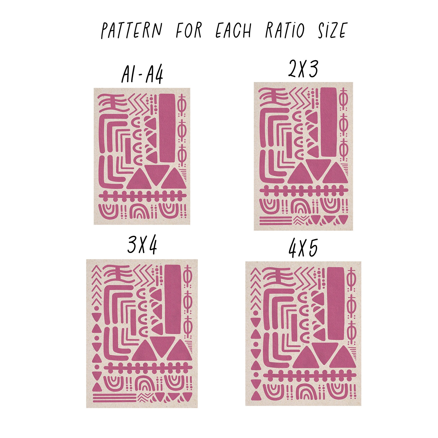 Dusty Blue Aztec Motif Poster, Mexican Folk Art, Yallternative Home DIY ...