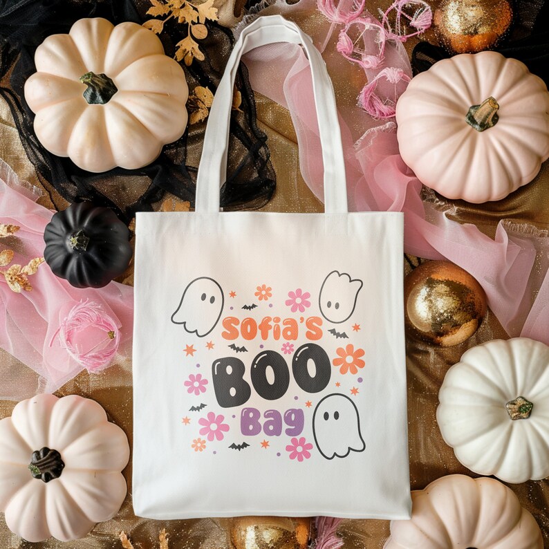 Personalized Boo Bag, Custom Trick or Treat Bag, Halloween Bag ...