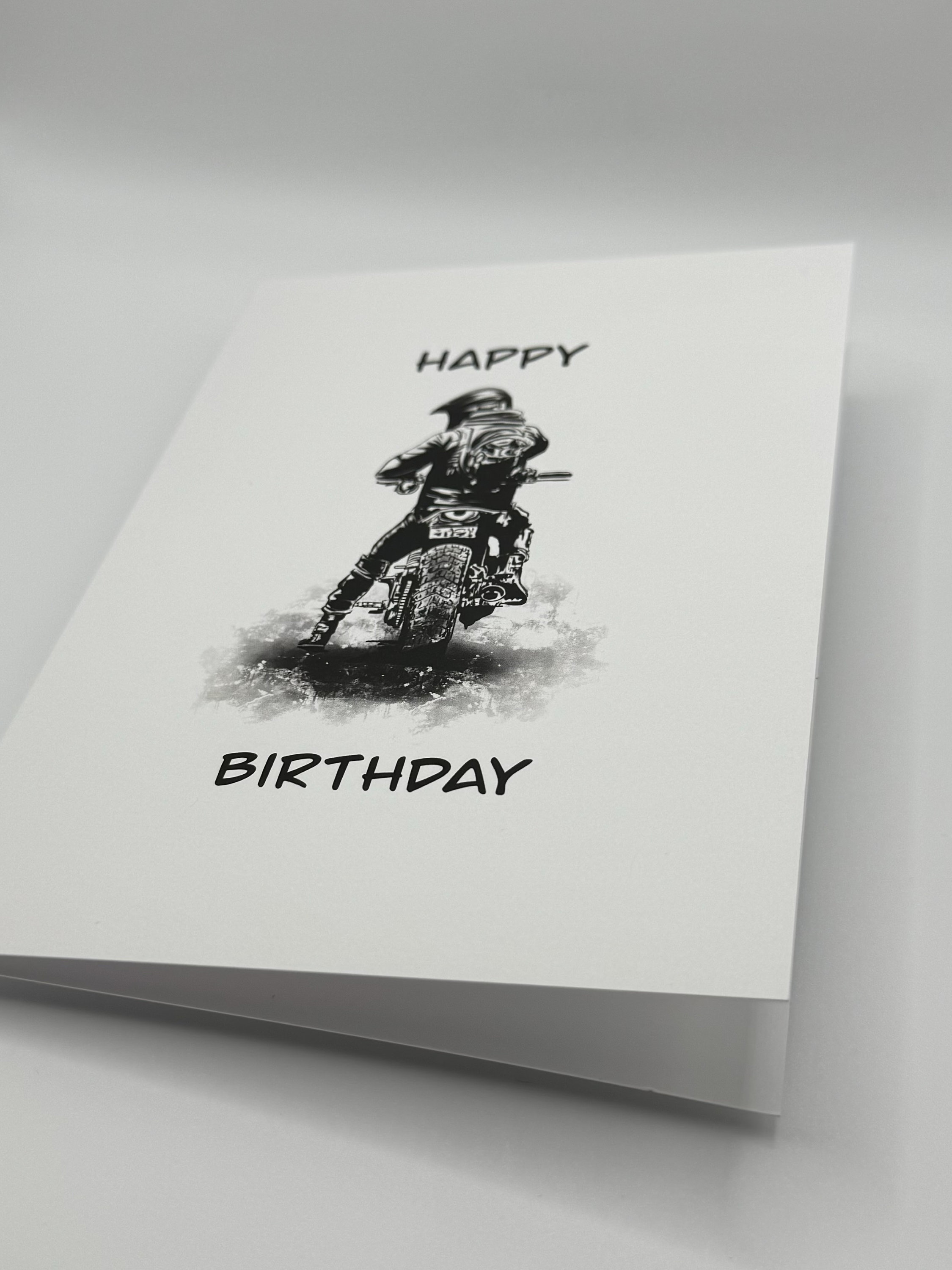 Motorcycle Birthday Card, Birthday Card for Motorcyclists, 5 X 7 Card ...