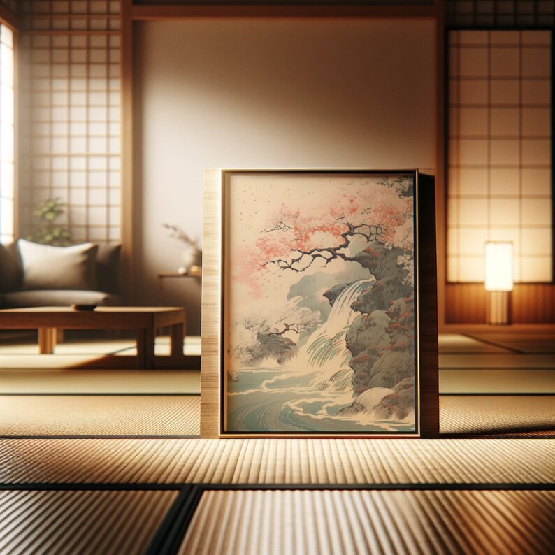Japanese Style Poster Set, Set of 3, Digital Download, Home Decor ...