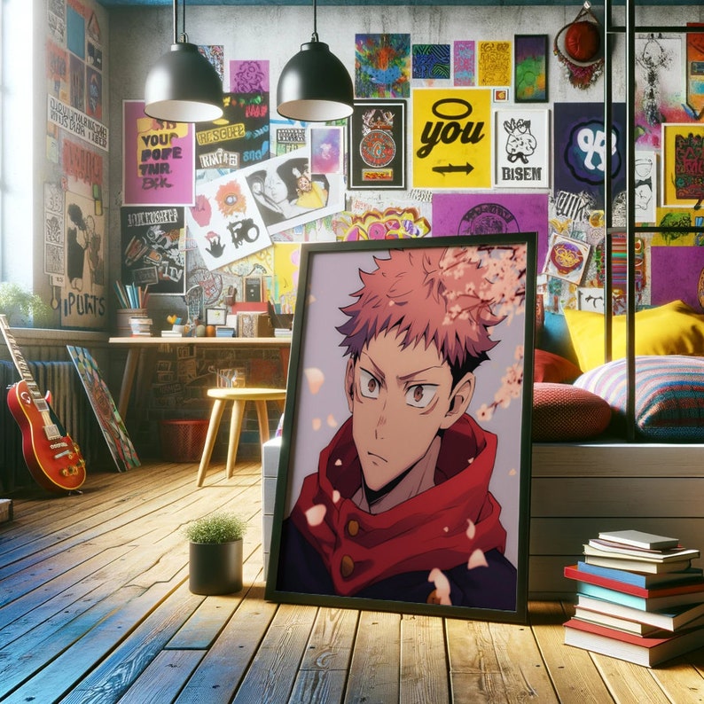 Yuji Poster, JJK, Jujutsu Kaisen Poster, Digital Download - Etsy