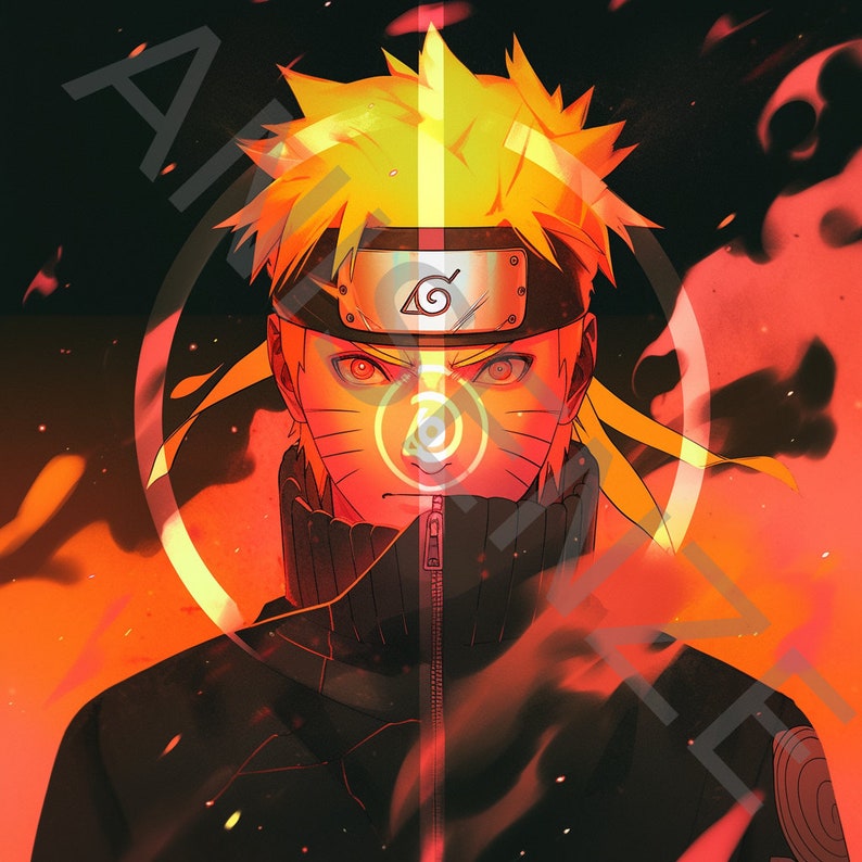 Naruto Poster, Anime Fan Art, Digital Download - Etsy