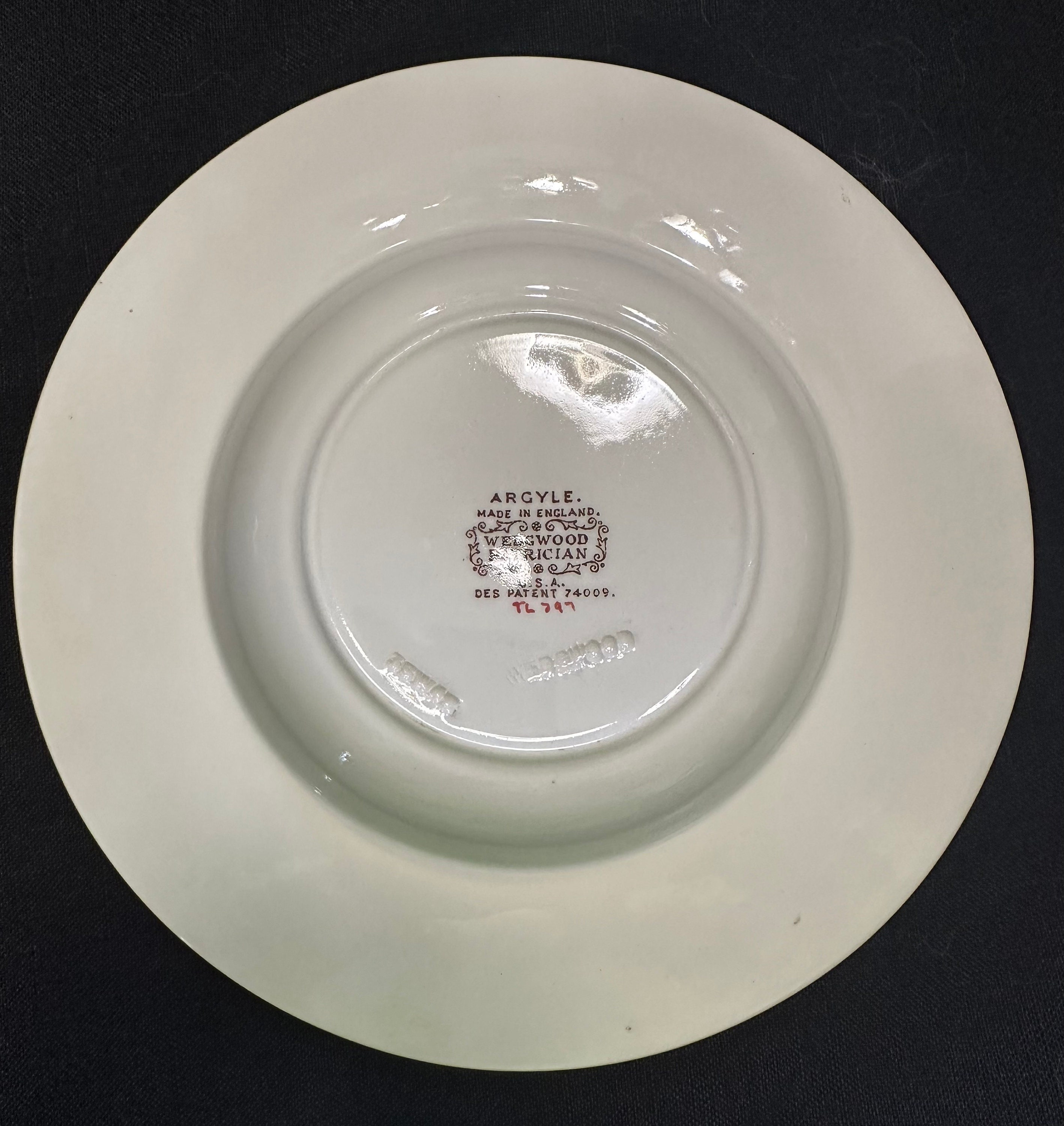 Wedgwood Vintage Argyle Patrician Plate - Etsy